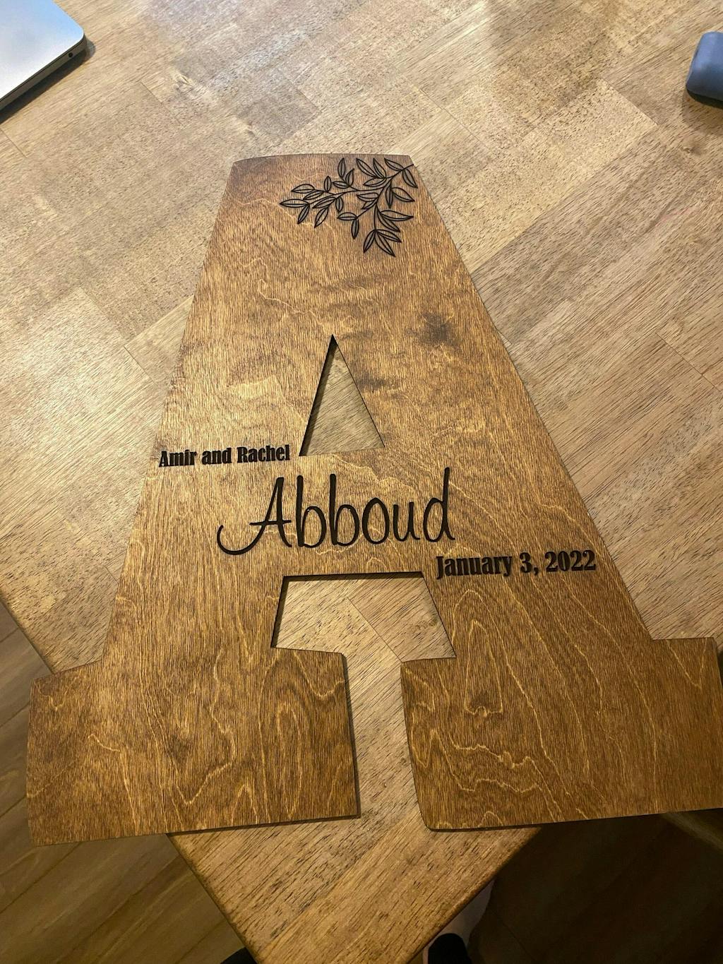 Monogram Wedding Guest Book | Letter Form - 2b1Wedding