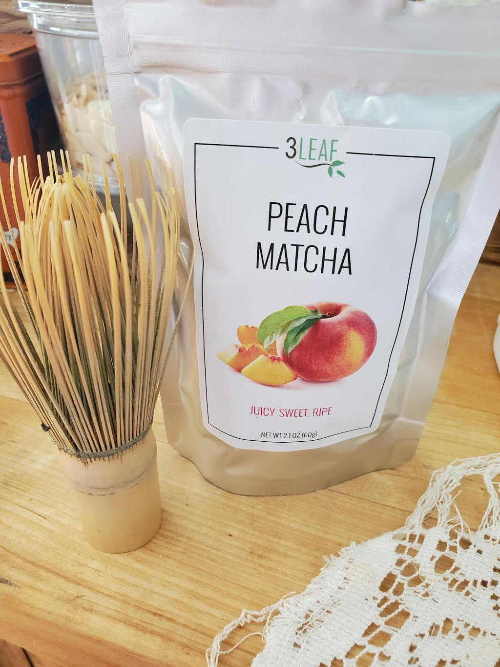Peach Matcha Green Tea - 3 Leaf Tea – 3 Leaf Tea