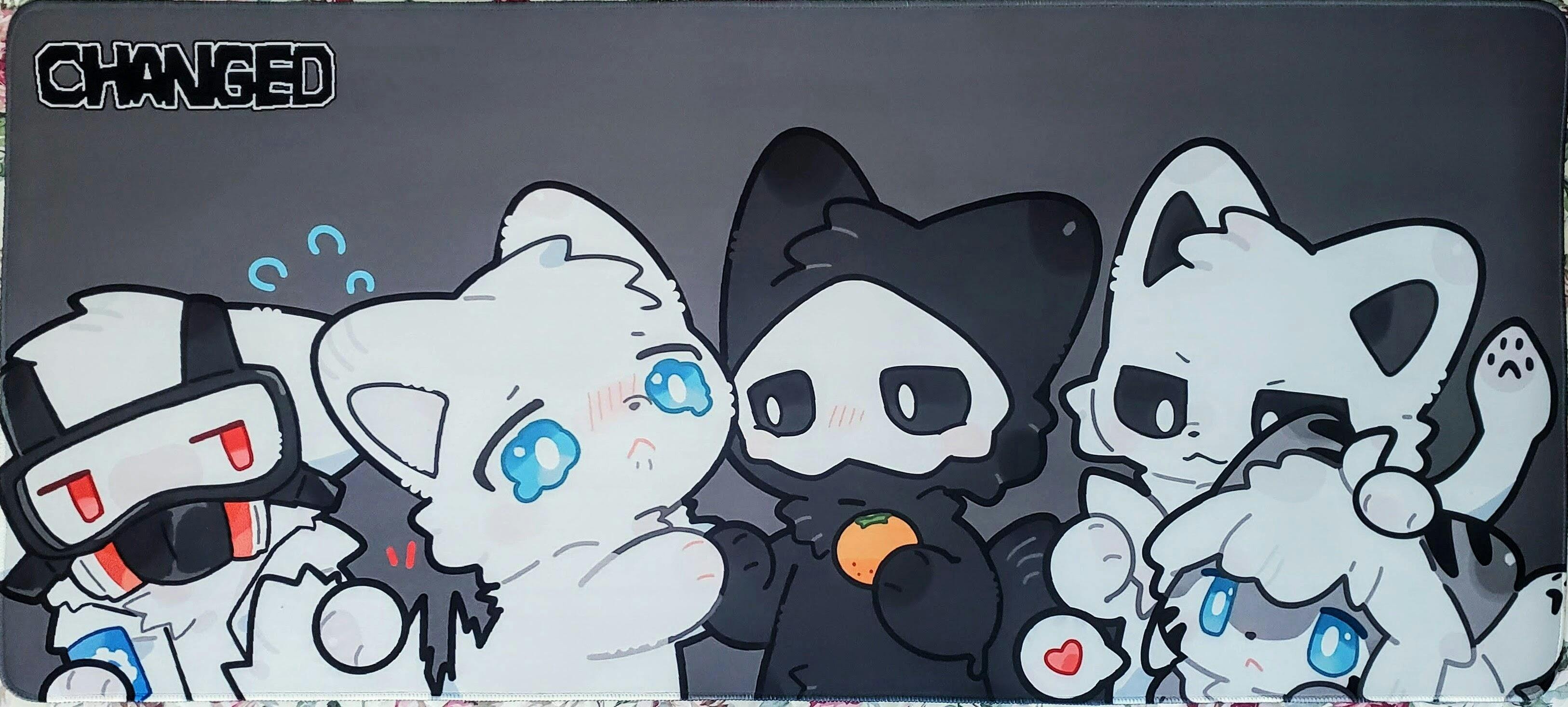 Changed Furry Mouse Pad Puro Tiger Shark Lin K Squid Dog – 42shops