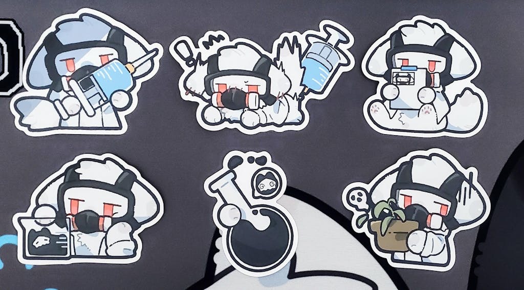 Changed Puro Tiger Shark K Sticker Furry Sticker – 42shops