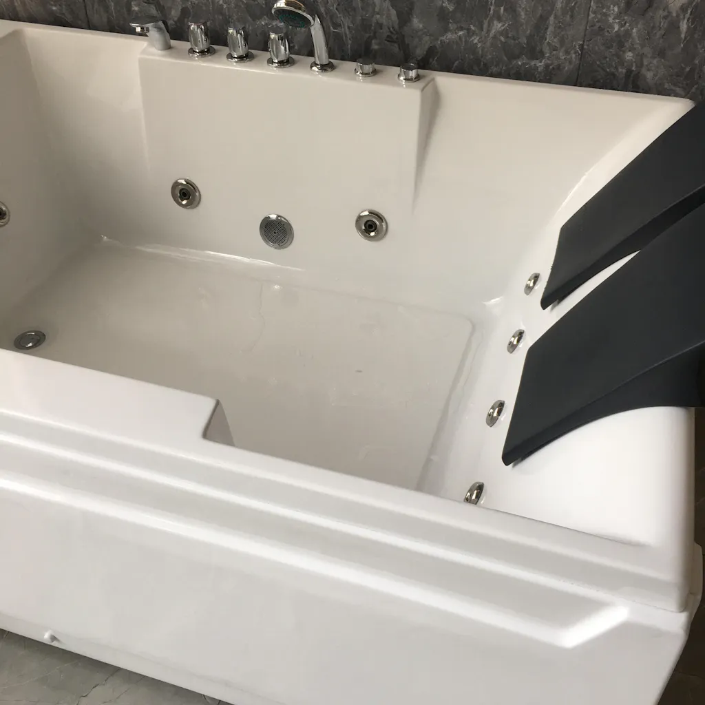 2 Person Jetted Tub for Couples | Empava 72JT367LED