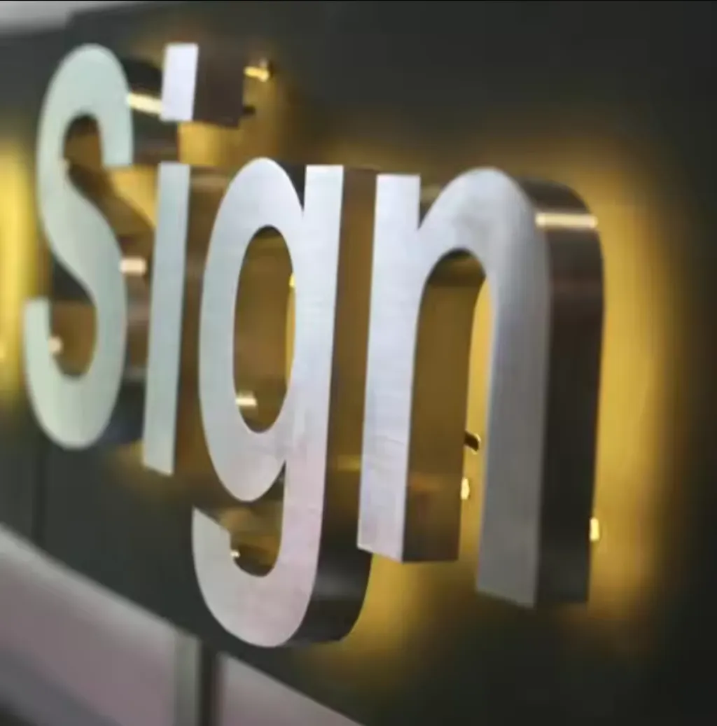 Best Custom 3D Neon Signs Metal Gold Silver Neon Light 20% Down Now ...