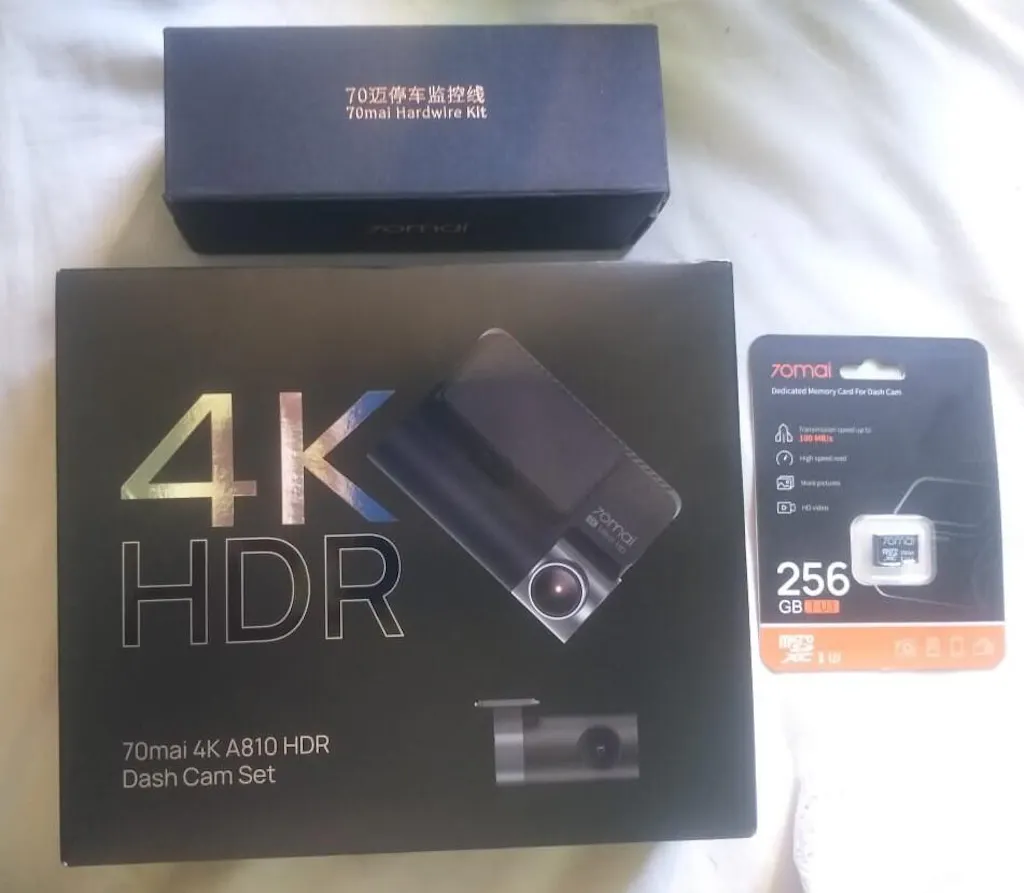 70mai A810 Dash Cam 4K HDR Sony Starvis 2 IMX678 Dual-channel Optional ...
