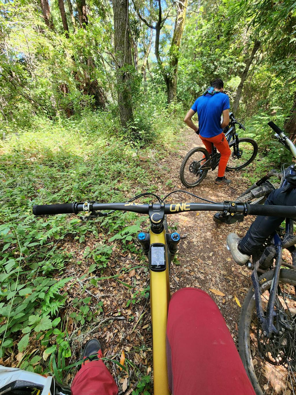 Enduro MTB top tube computer mount – 76 Projects