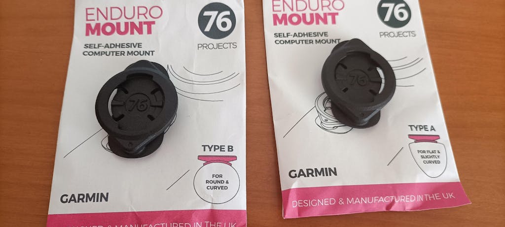 Enduro MTB top tube computer mount – 76 Projects