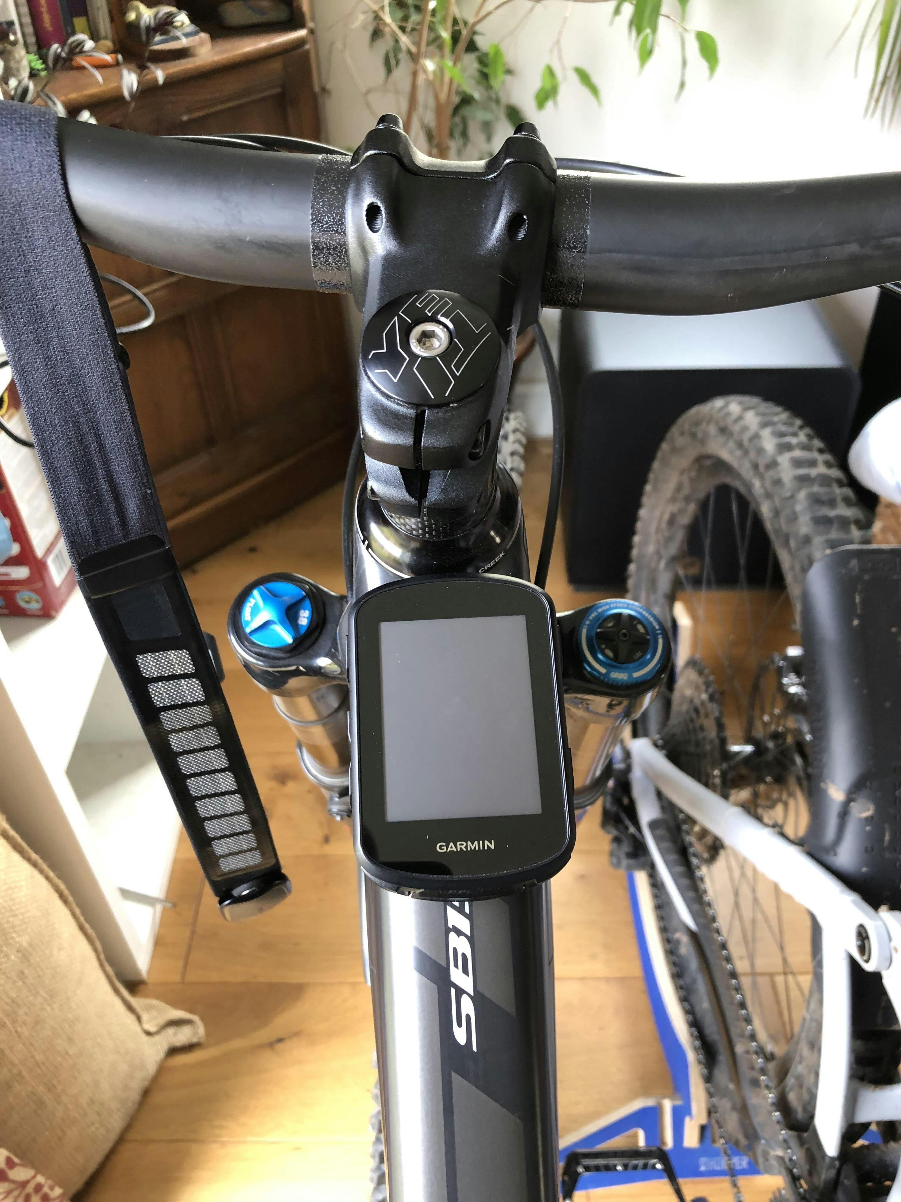 Enduro MTB top tube computer mount – 76 Projects