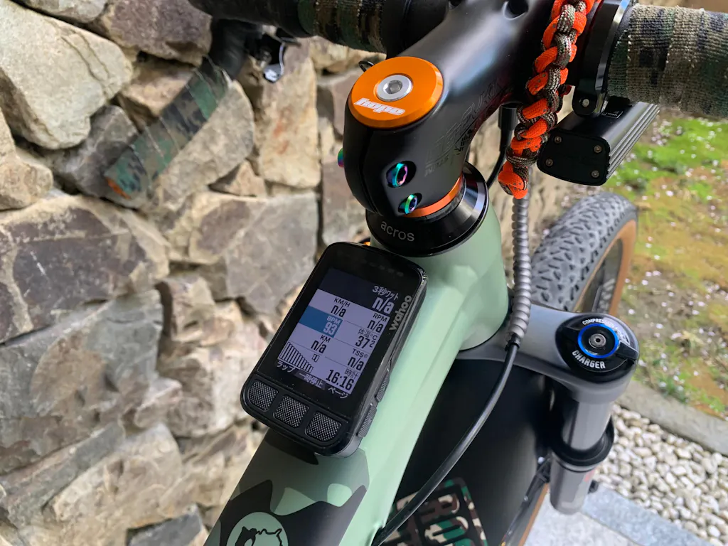 Enduro MTB top tube computer mount – 76 Projects
