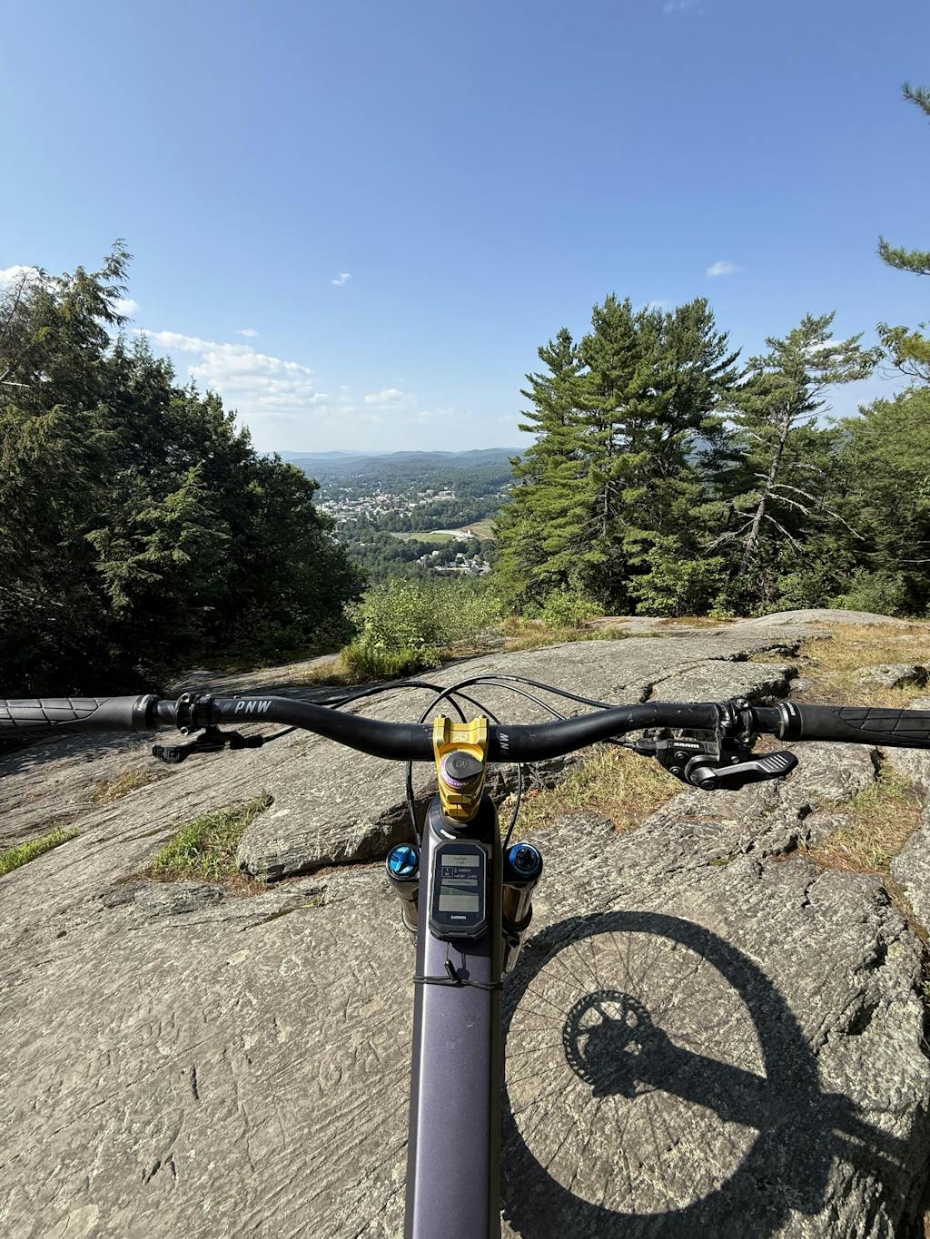 Enduro MTB top tube computer mount – 76 Projects