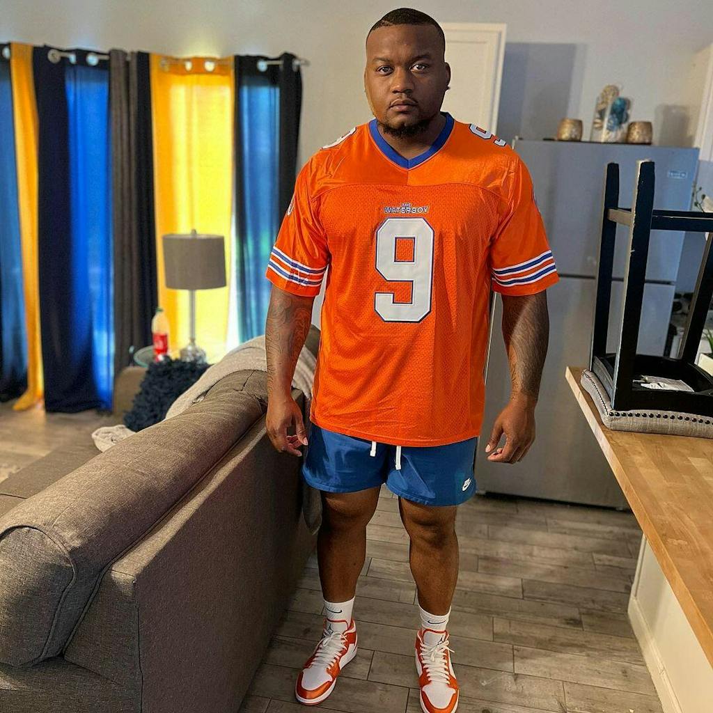 Bobby Boucher #9 Mud Dogs Football Jersey - 99Jersey | Where Legends ...