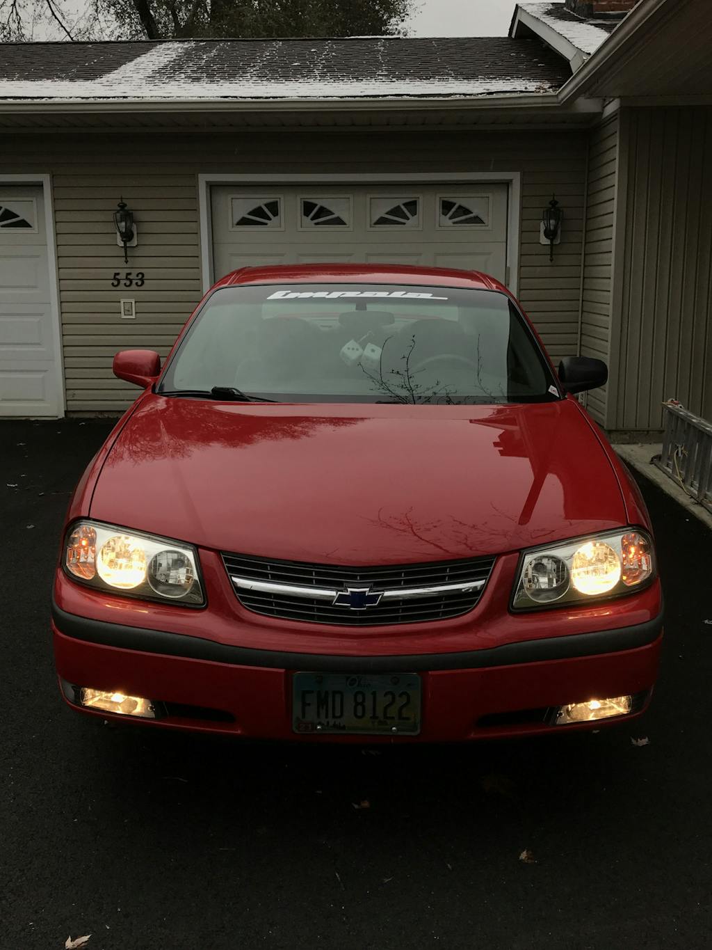 Chevy Impala Windshield Banner Decal Sticker – Outlined | Custom Made ...