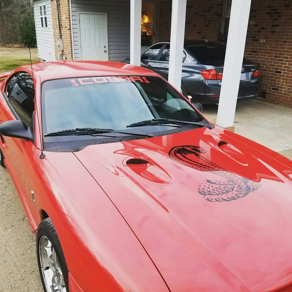 Ford Cobra Mustang Windshield Banner Decal Sticker | Custom Made In the ...