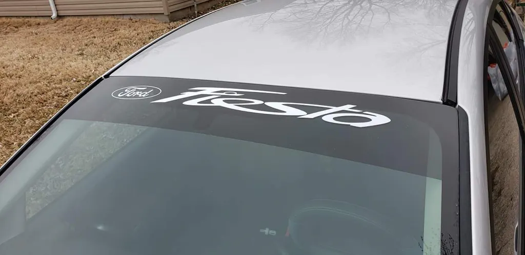 Ford Fiesta Windshield Banner Decal Sticker | Custom Made In the USA ...