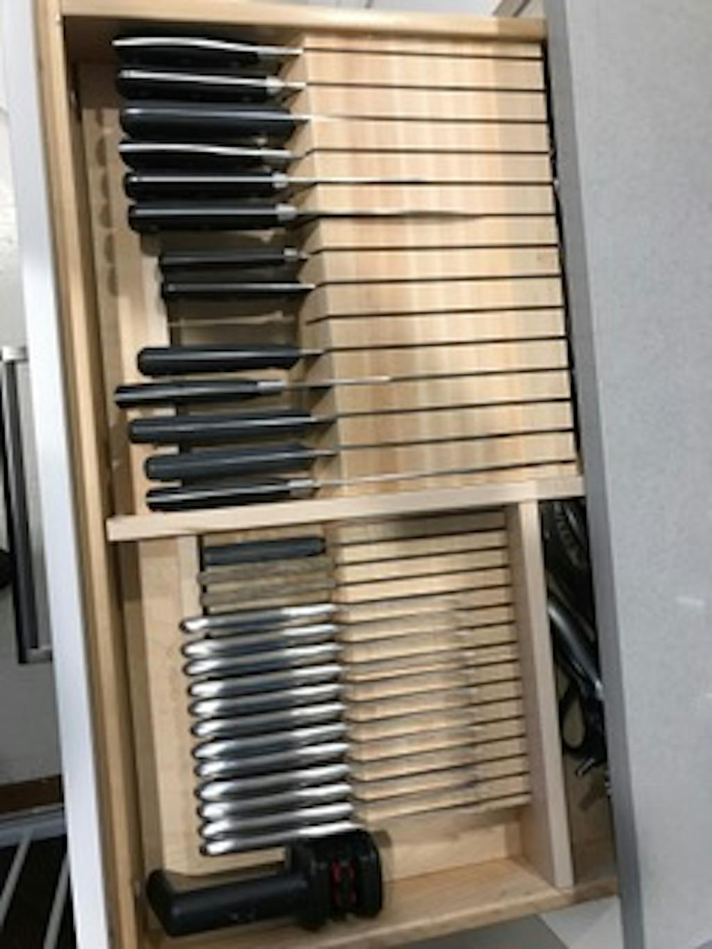Custom sized Knife Block organizers – DrawerEssentials.com – Drawer ...