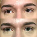 Buy GEO Tri-Color Green Colored Contacts | EyeCandys
