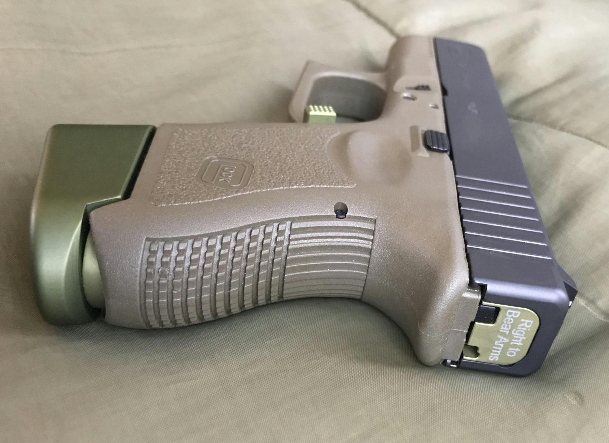 Glock or M&P - Engraved Slide Cover Plate | Gun Gifts | Gun Goddess