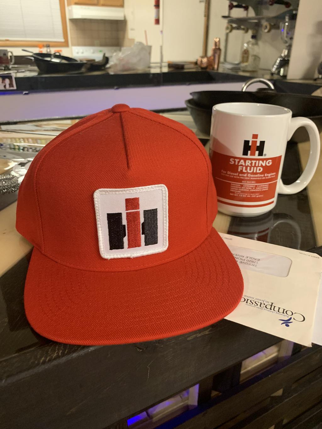 International Harvester High Profile Black Wool Blend Hat - IH Gear ...