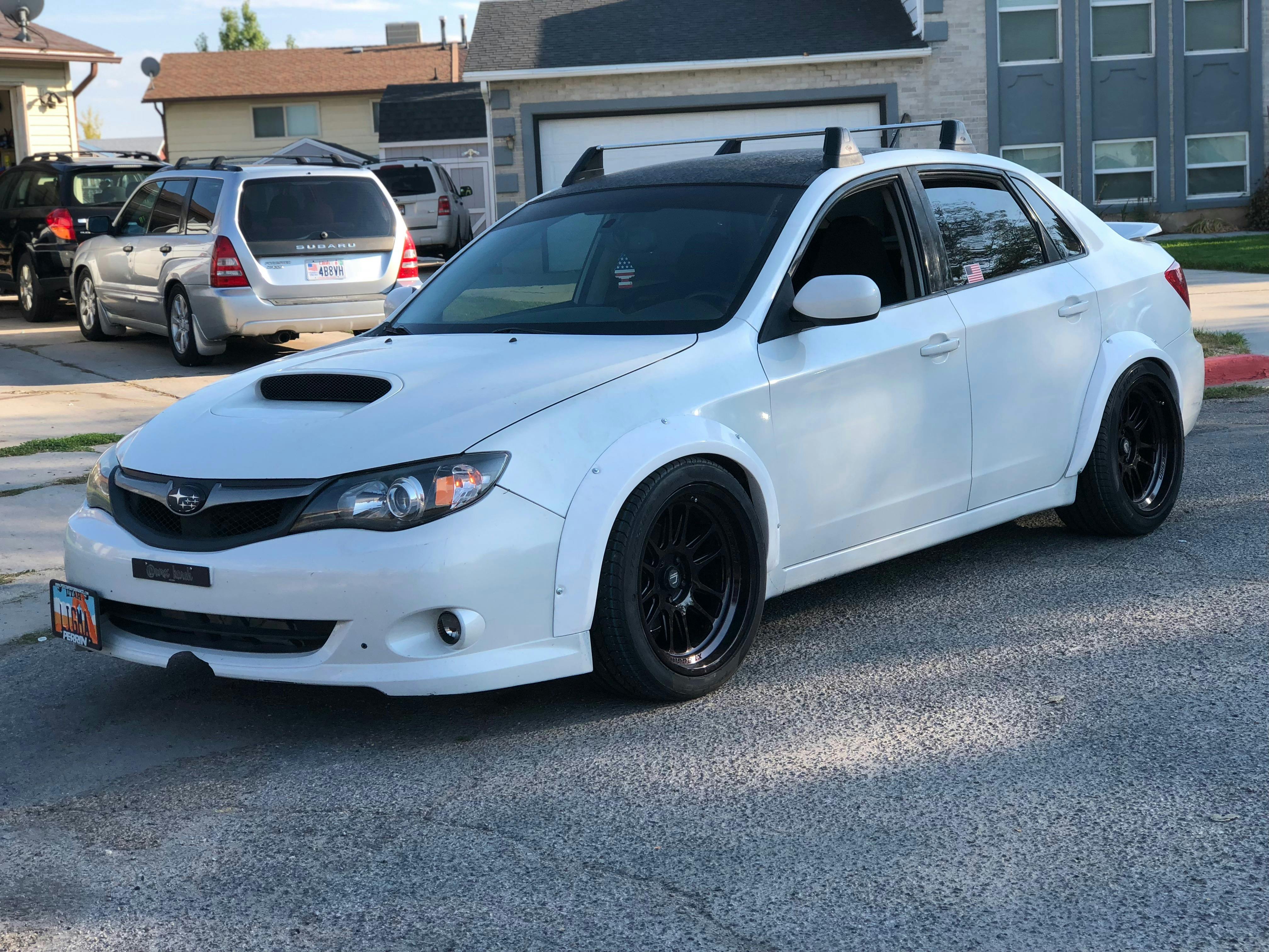 ABW Motorsport Fender Flares Subaru WRX 2008-2010 Hatchback / Sedan ...