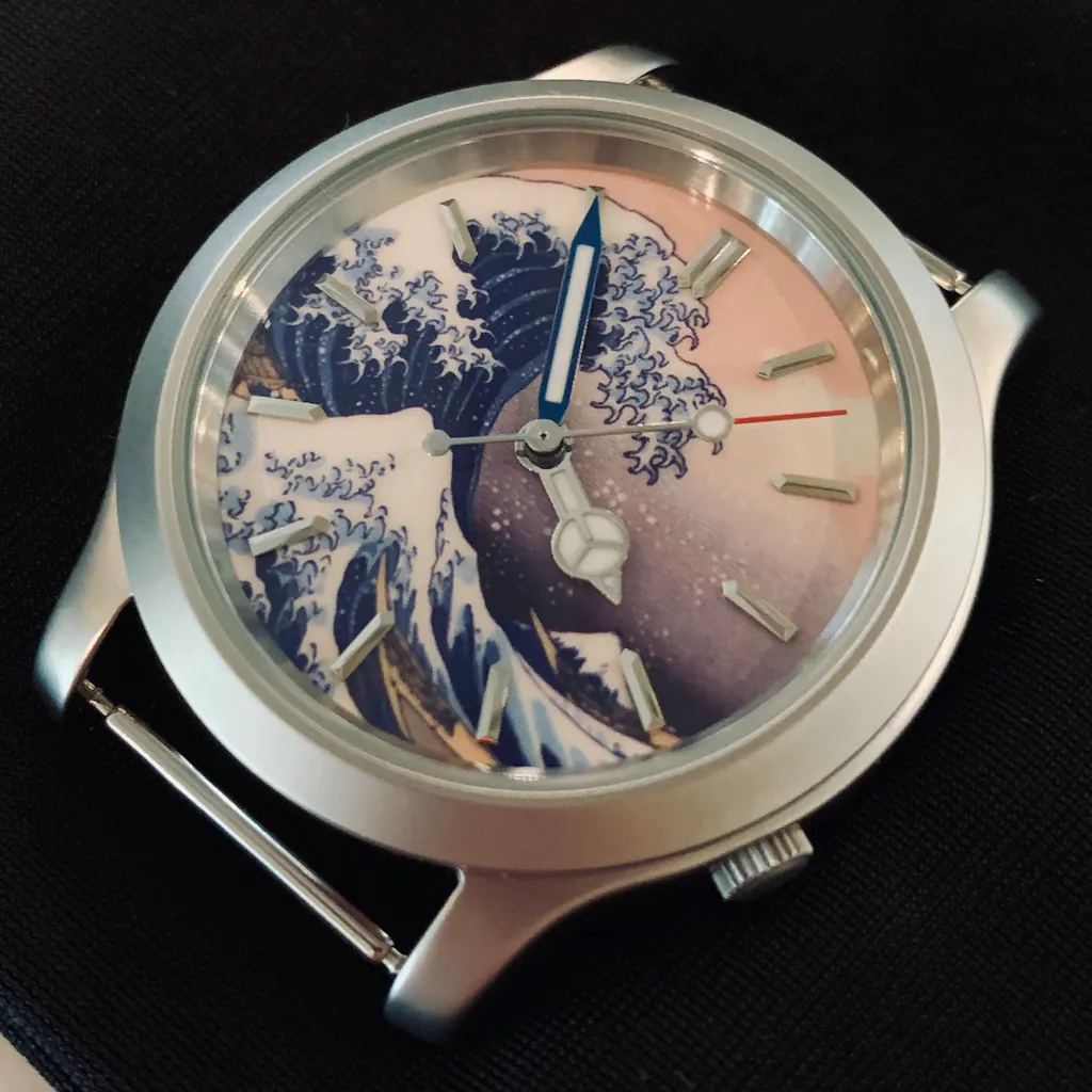 The Great Wave off Kanagawa Dial (No Date) - SEIKO Mod Part - Lucius ...