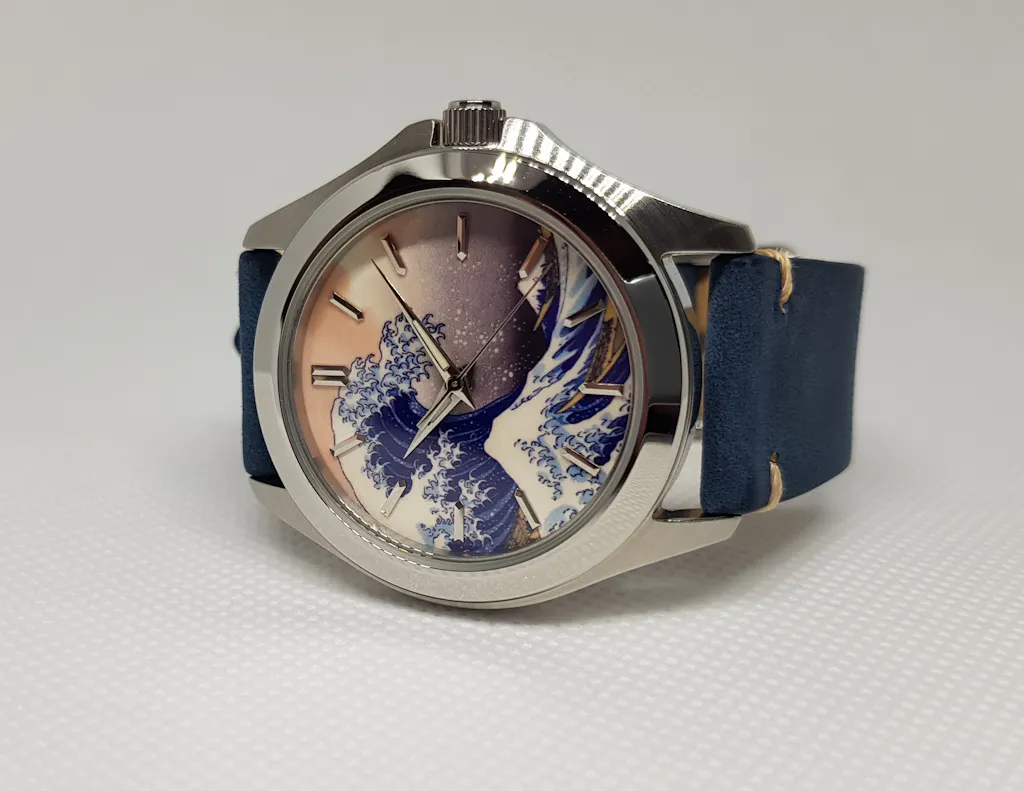 The Great Wave off Kanagawa Dial (No Date) - SEIKO Mod Part - Lucius ...