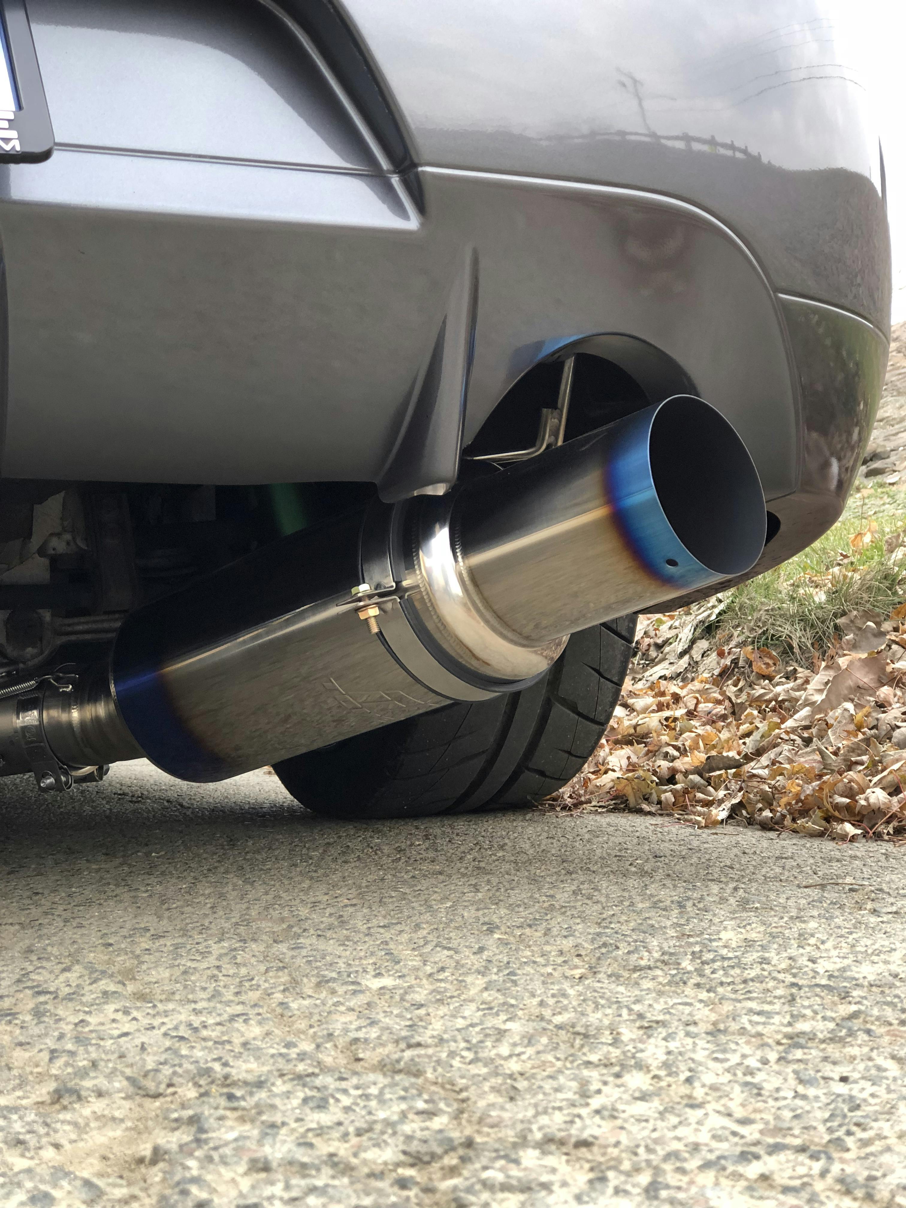 Tomei Titanium Cat-Back Exhaust JDM Bumper | 2003-2006 Mitsubishi EVO ...