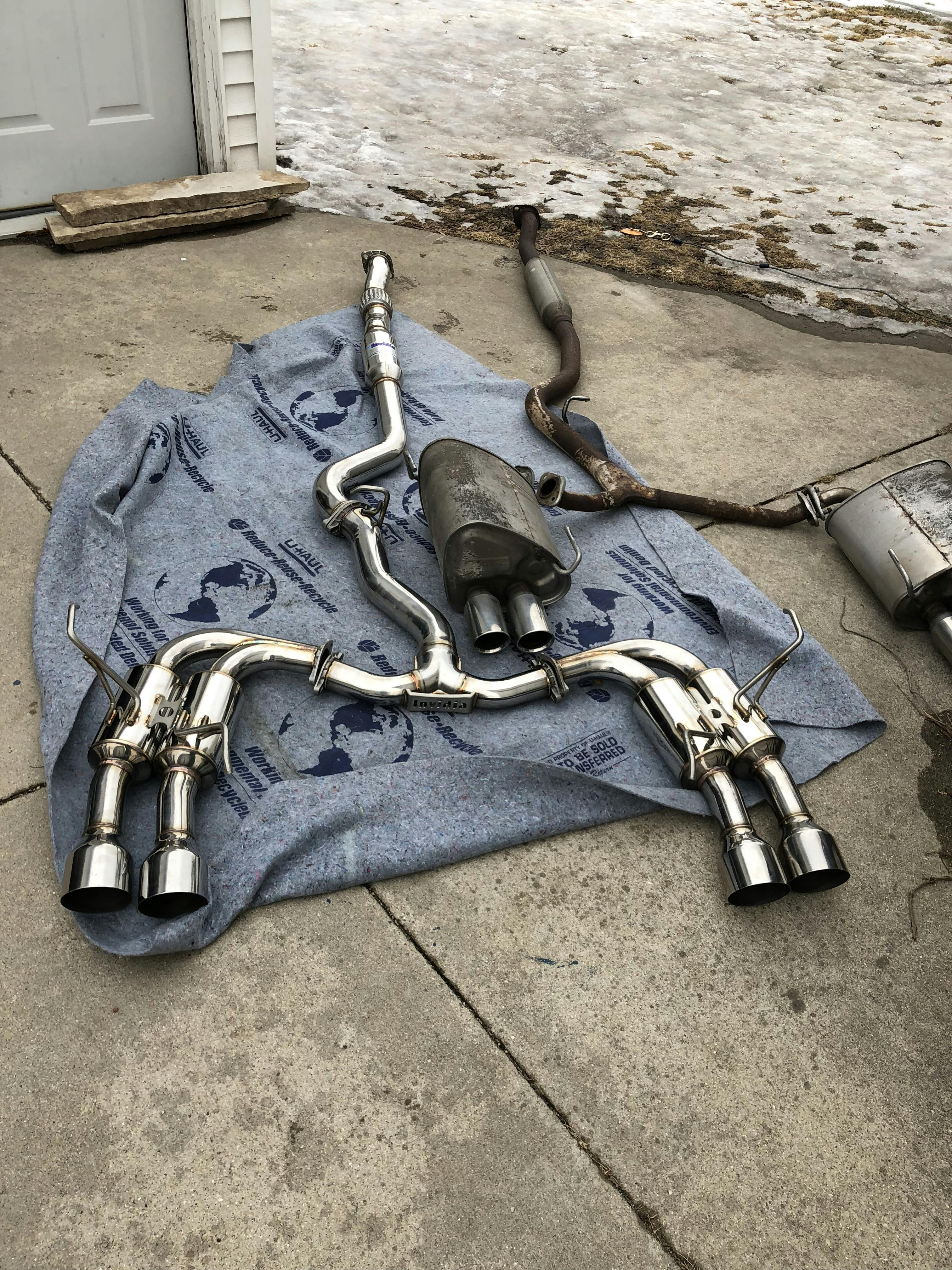 Invidia R400 Gemini Quad Tip Exhaust System | 2015+ Subaru WRX / STi ...