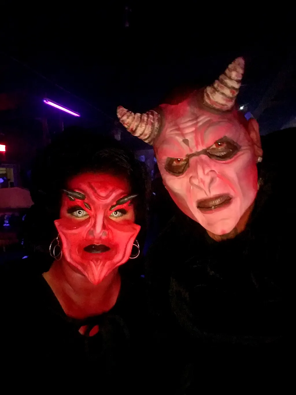 Demon / Devil foam latex prosthetic mask | MostlyDead.com