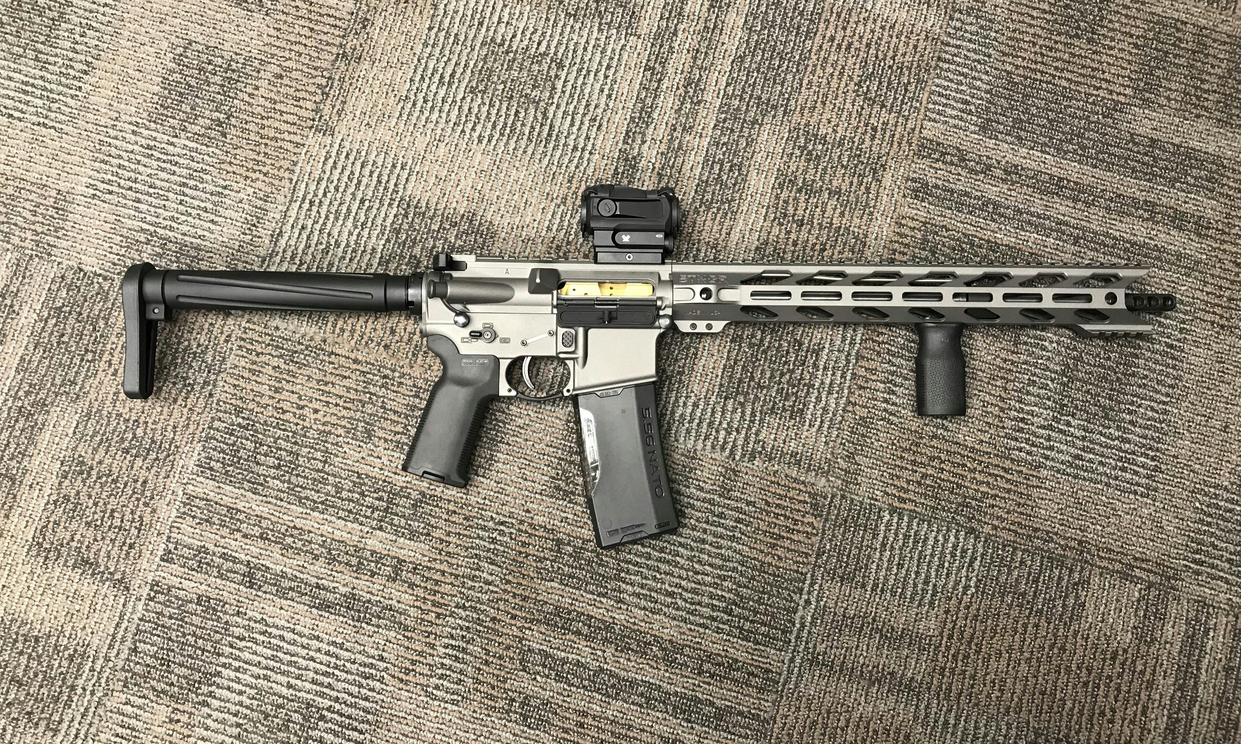 HWK M-Lok Free Float Handguard 15" - AR15/M4 | STNGR USA | 15HM