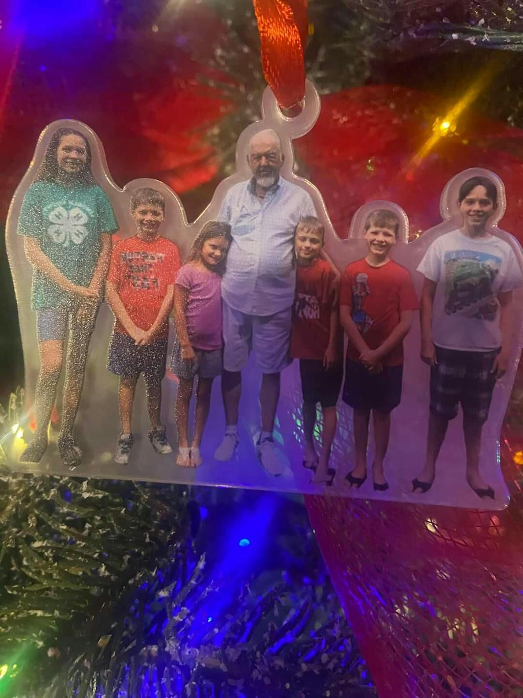 Personalized Photo Mica Ornament - Gift For Family Member - Customized ...