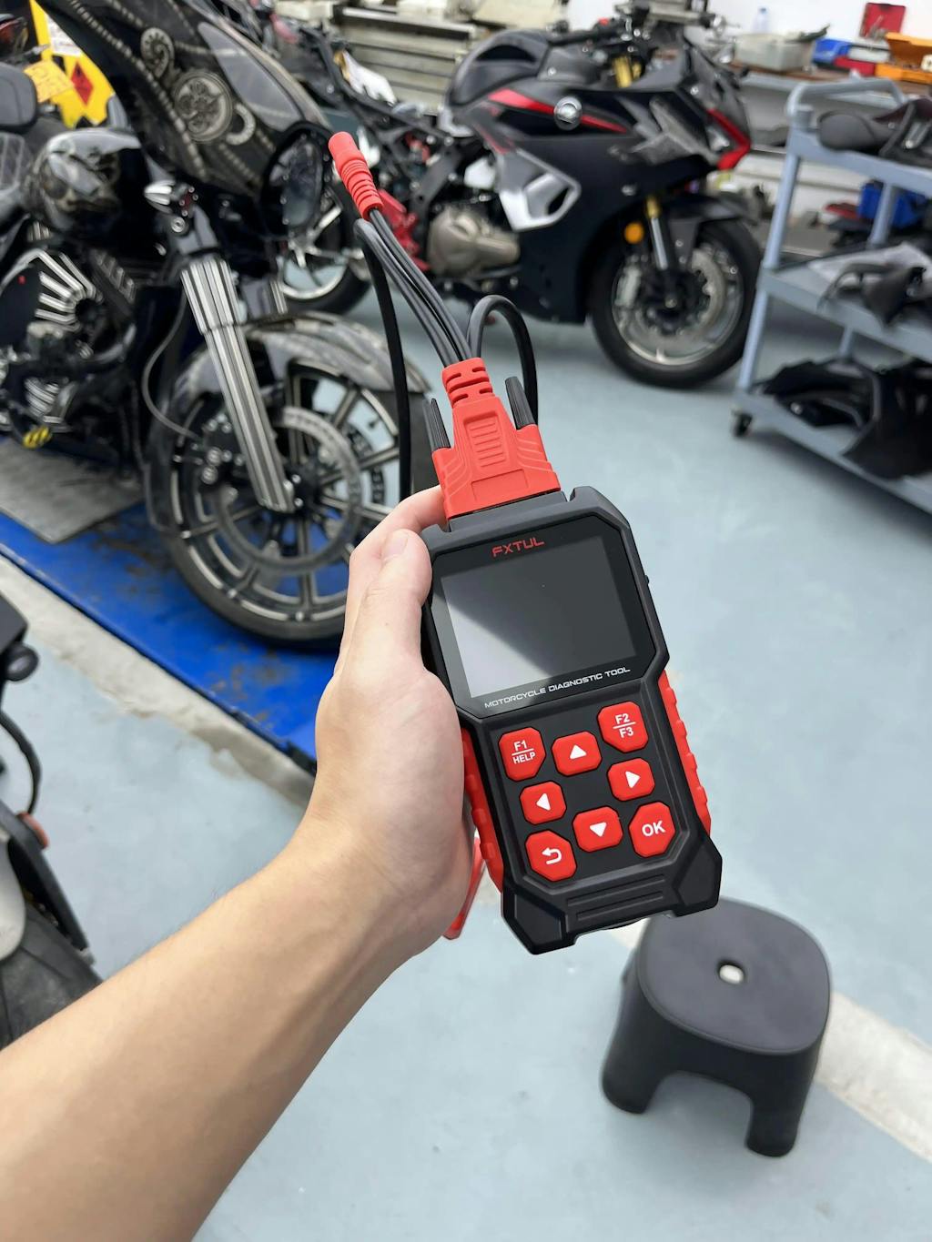 Harley diagnostic tool FXTUL M4 multi-system OBD2 scan fault