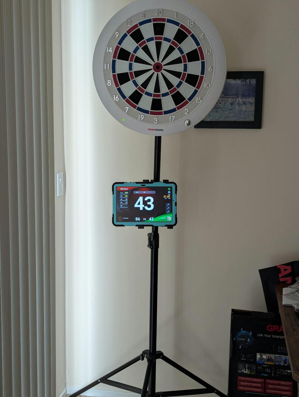 Gran Darts Tripod Dartboard Stand