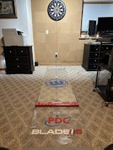 Winmau Clear Zone PVC Dart Mat With Integrated Oche