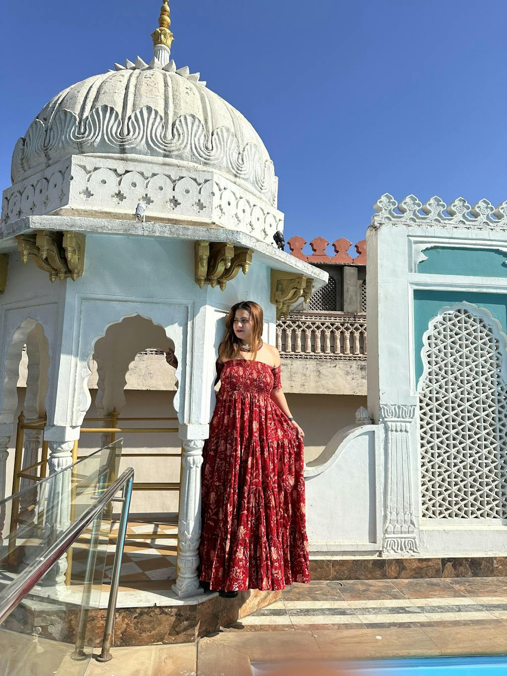 Buy Rosa Smocked Cotton Dress online in India at Best Price | Aachho