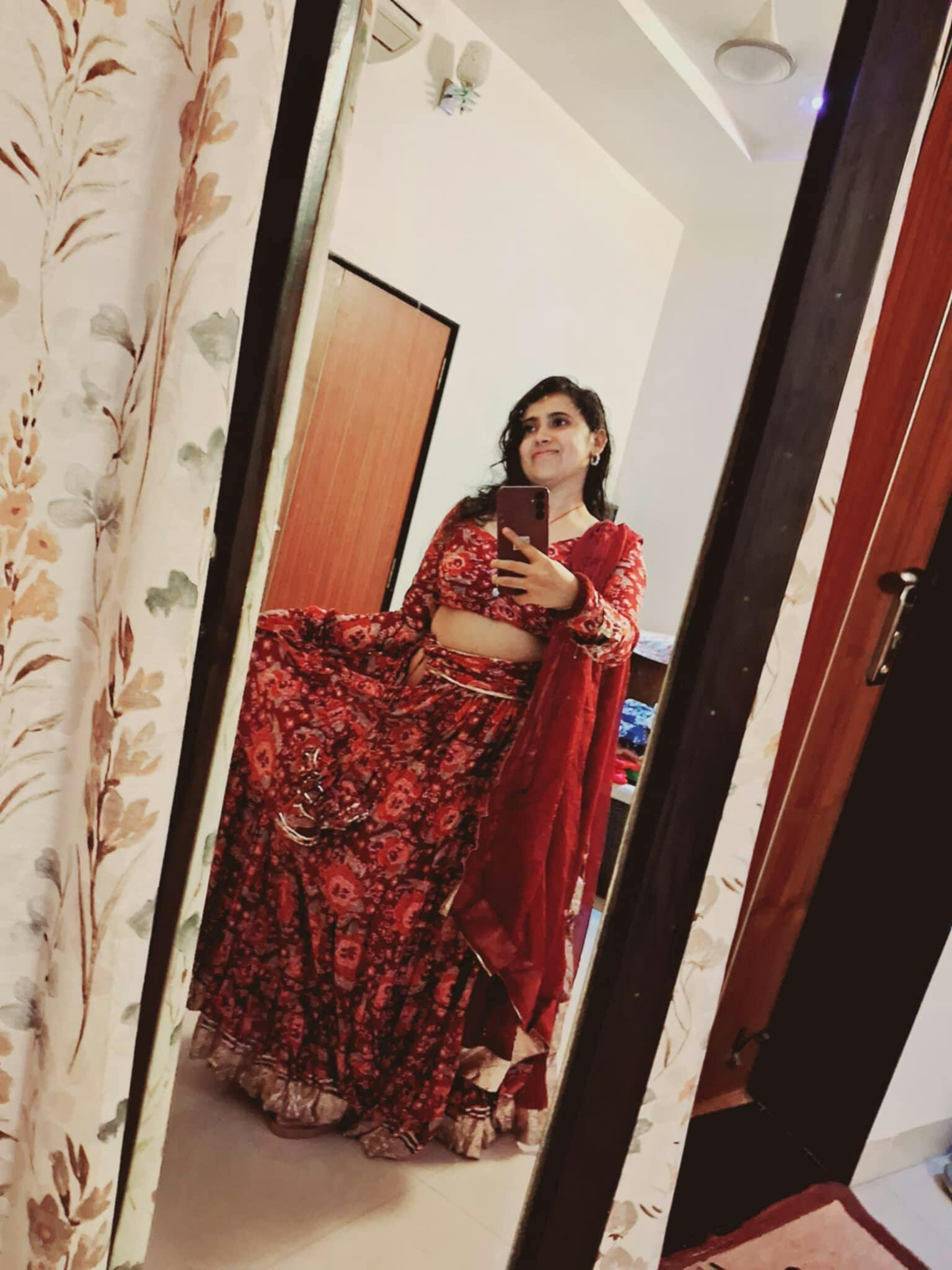 Buy Inina Chanderi Lehenga Set online in India at Best Price | Aachho