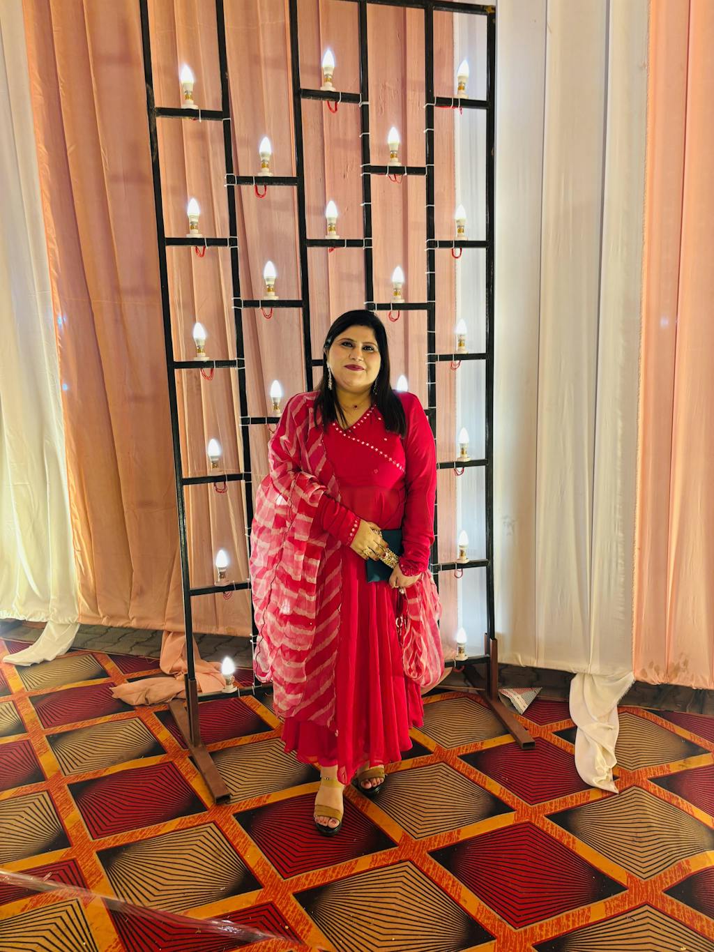 Shop Seher Rani Mirror Work Leheriya Georgette Suit Set for Women ...