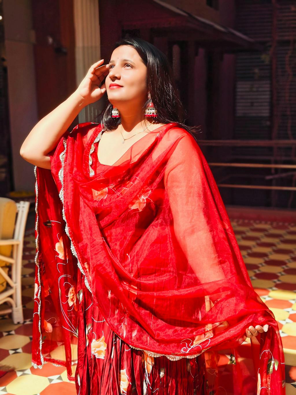 Buy Grouna Handpainted Suit Set online in India at Best Price | Aachho