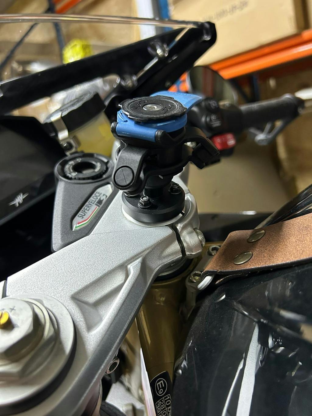 MV Agusta Stem Cap Phone Mount – AB Moto