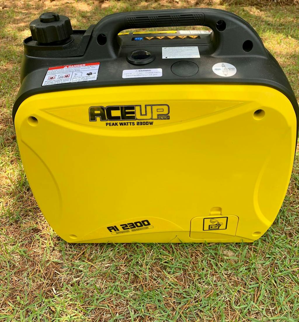 Aceup Energy 2300 Watt Portable Inverter Generator, Super Quiet Gas Ge ...