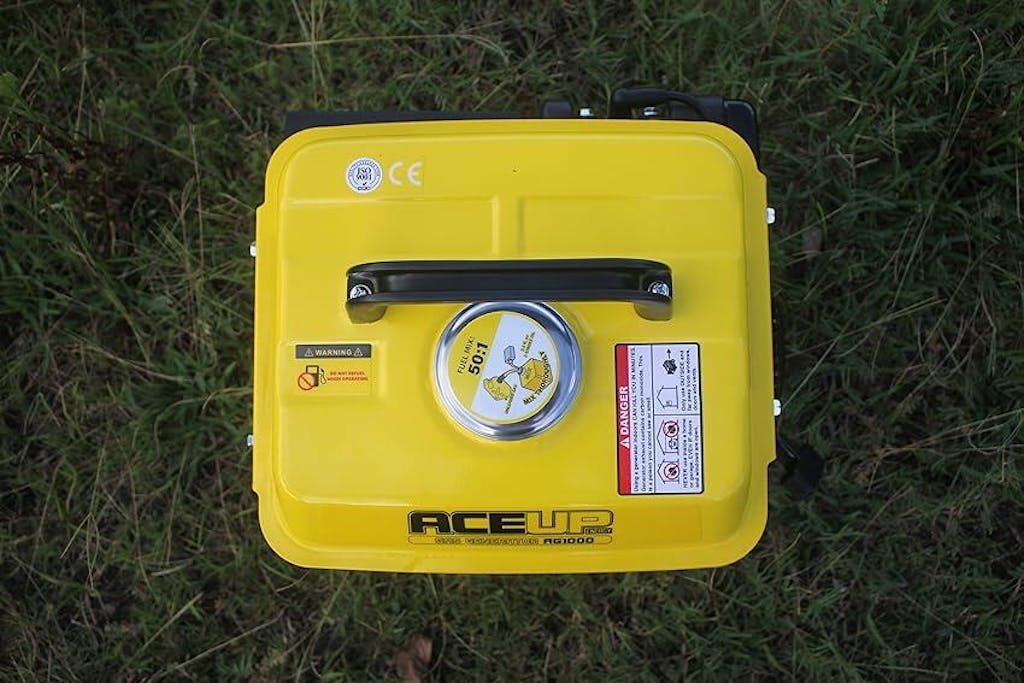 Aceup Energy 1200W 2-Stroke Portable Gas Generator | Small Generator C ...