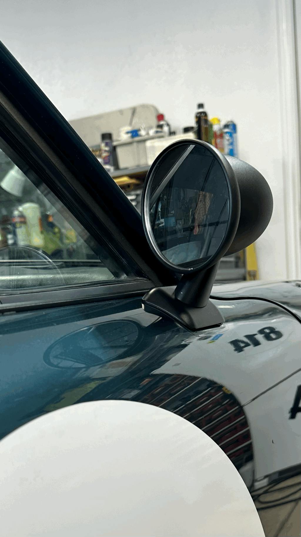 Aluminum Bullet Mirror - 911 1975-1988 Flag Mount – Ächtung Kraft