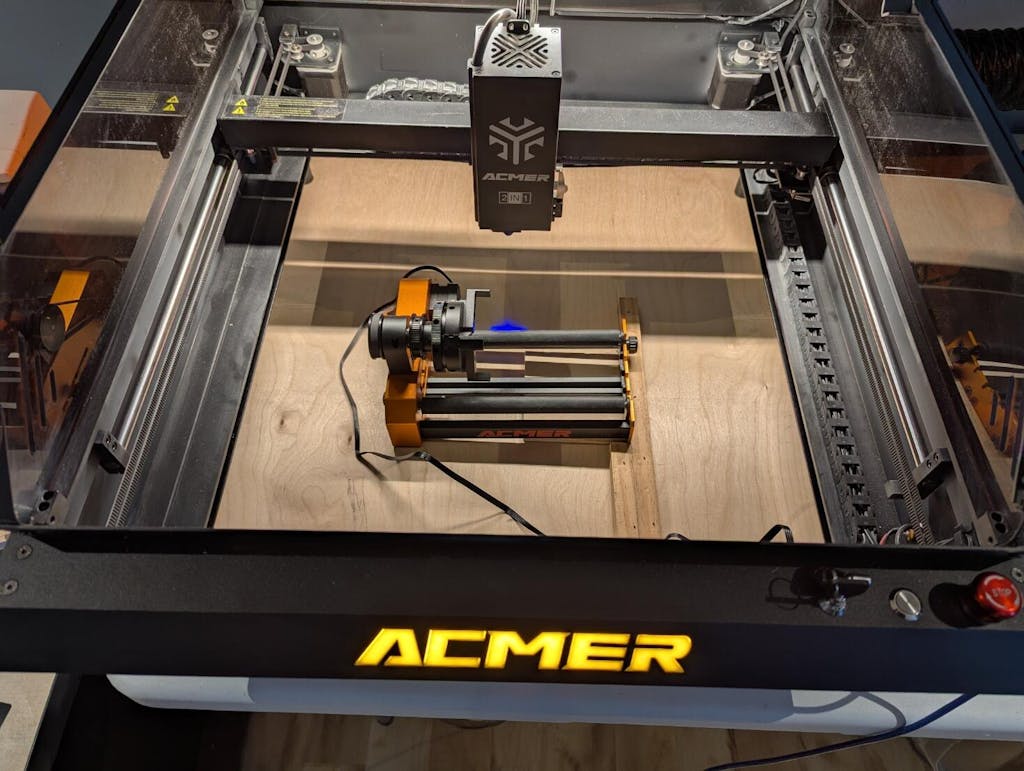 ACMER M4 4IN1 Laser Chuck Rotary Roller