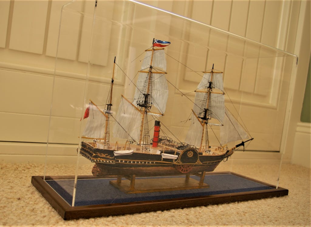 Model Ship Acrylic Display Case, Made to your Sizes- Choice of Base ...