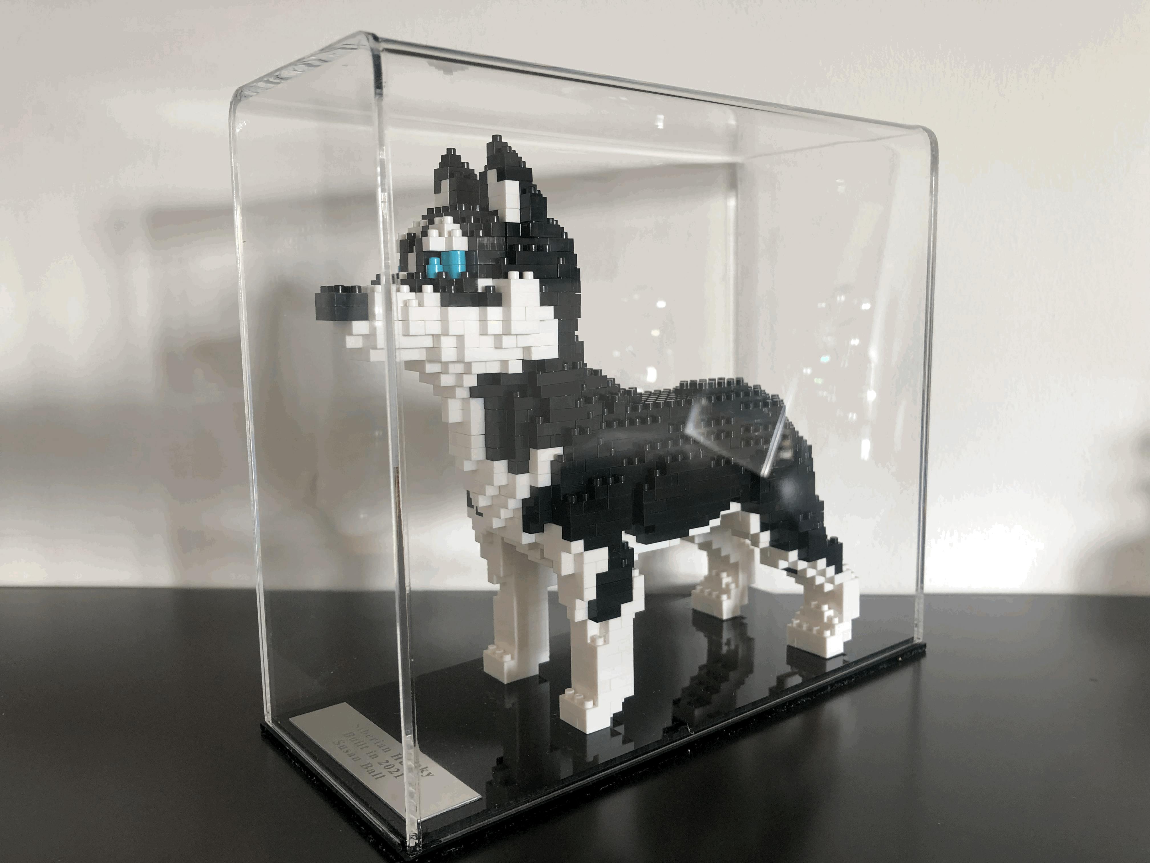 Custom Sized Acrylic Display Case with a Flat Acrylic Base (Choice of ...
