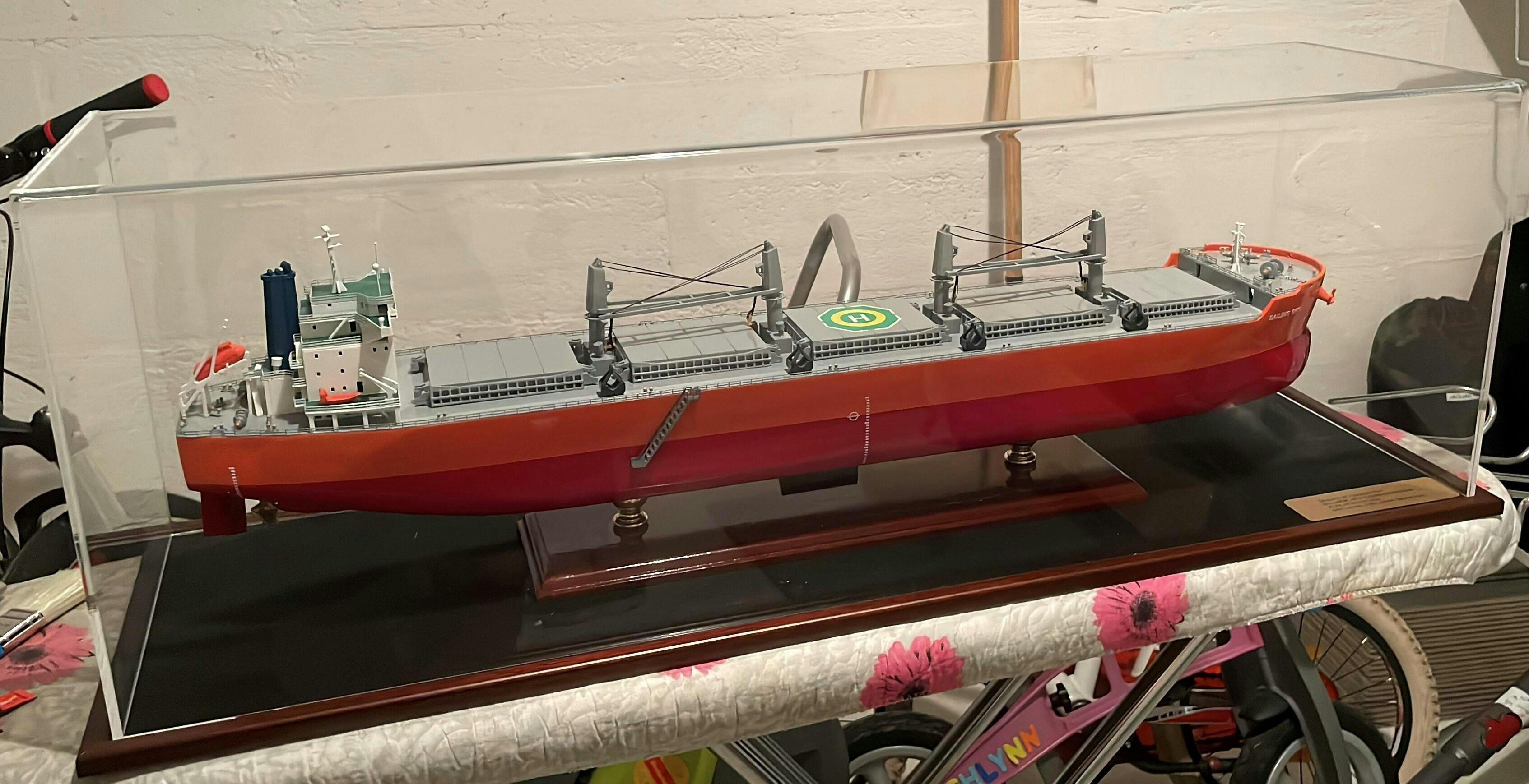 Model Ship Acrylic Display Case, Made to your Sizes- Choice of Base ...