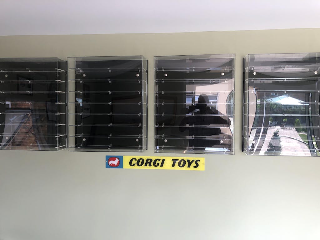 Acrylic Model Wall Display Case for 1:43 Model Cars with 8 Shelves ...