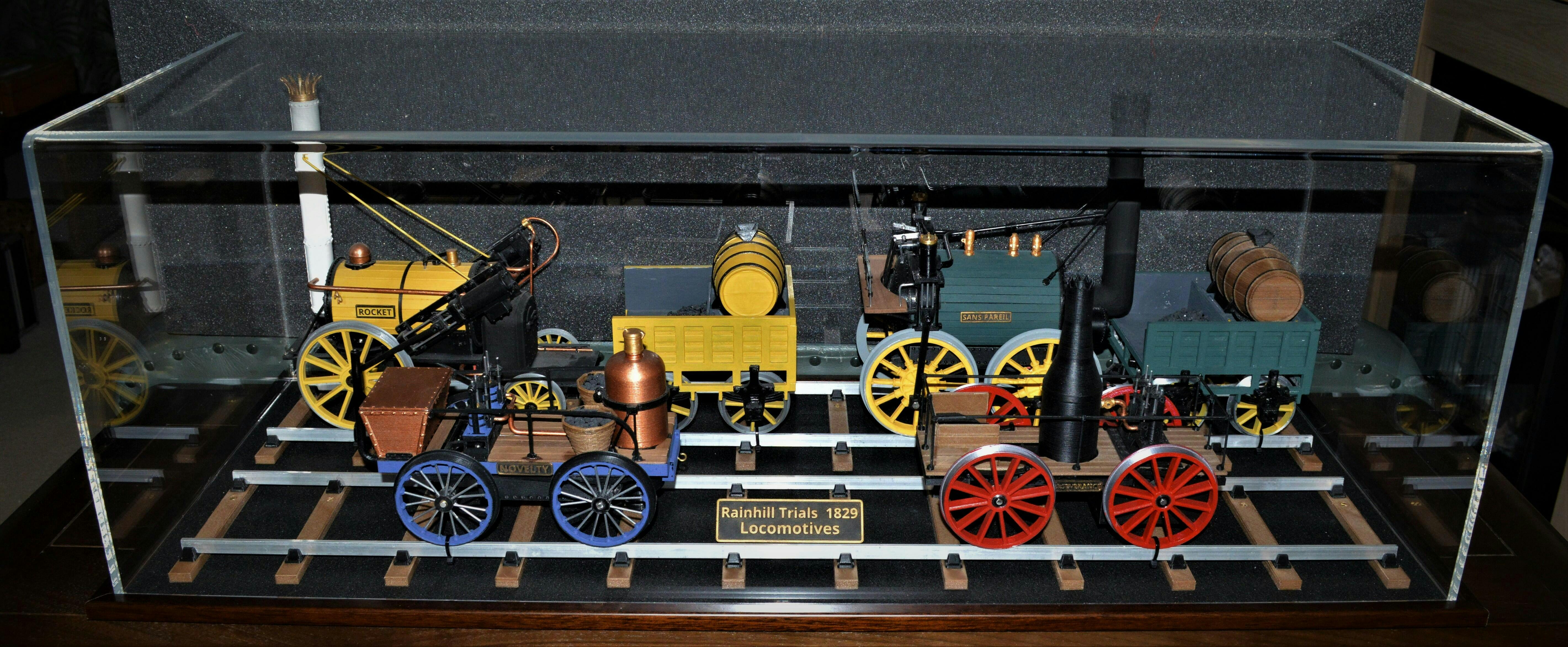 Custom Sized Acrylic Display Case with a Wooden Base - Acrylic Display ...