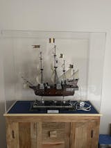 Model Ship Acrylic Display Case, Made to your Sizes- Choice of Base ...
