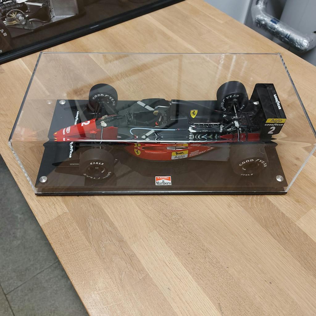 Custom Sized Display Case with a Modern Base (Choice of Base Colours ...