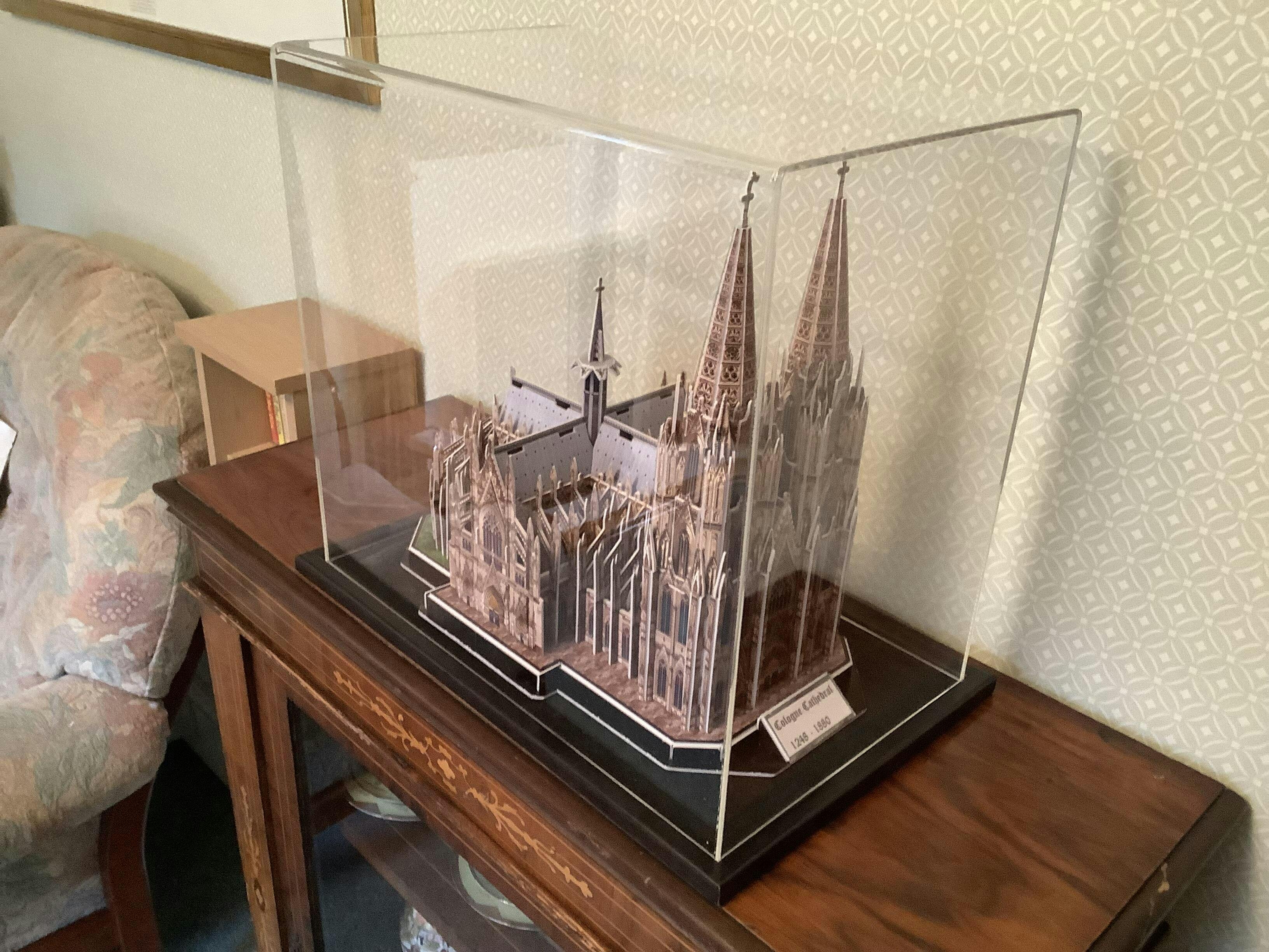 Custom Sized Acrylic Display Case with a Wooden Base - Acrylic Display ...