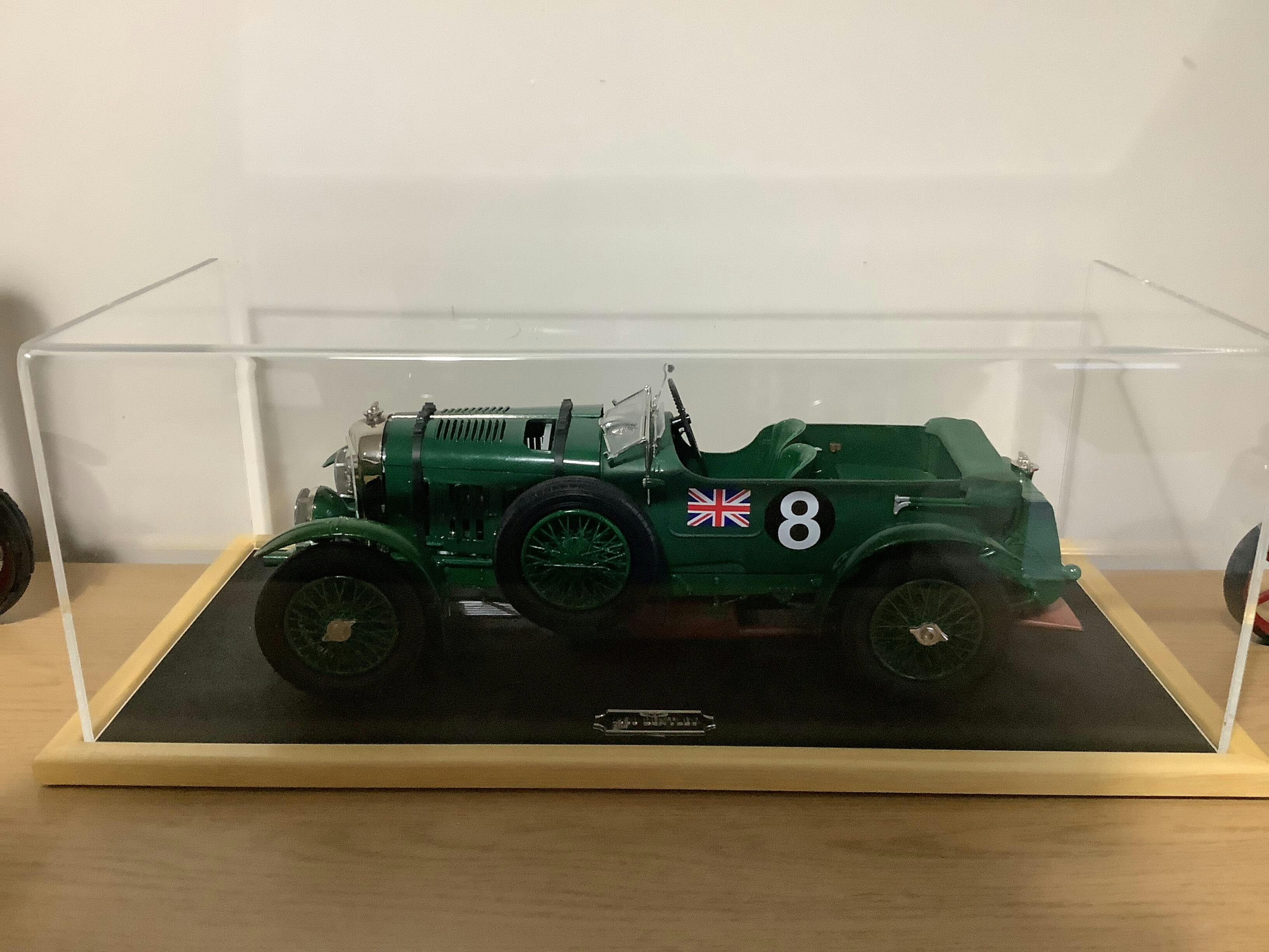 1:12 Scale Model Car Display Case including a Wooden Base (Choice of ...