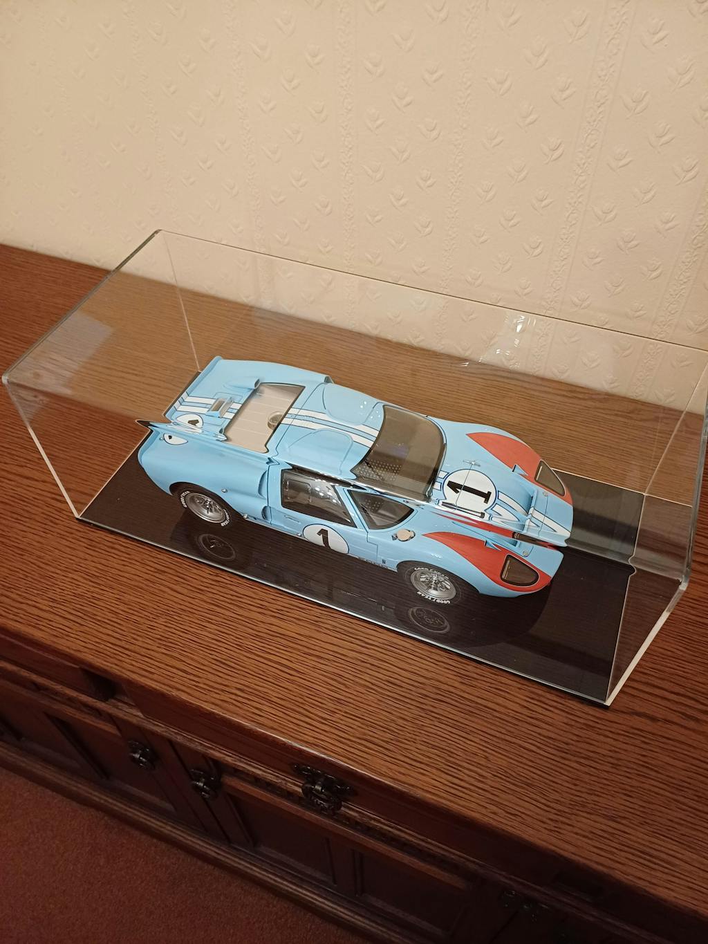 Display Case for a 1:12 Scale Model Car with a Flat Base (Choice of ...